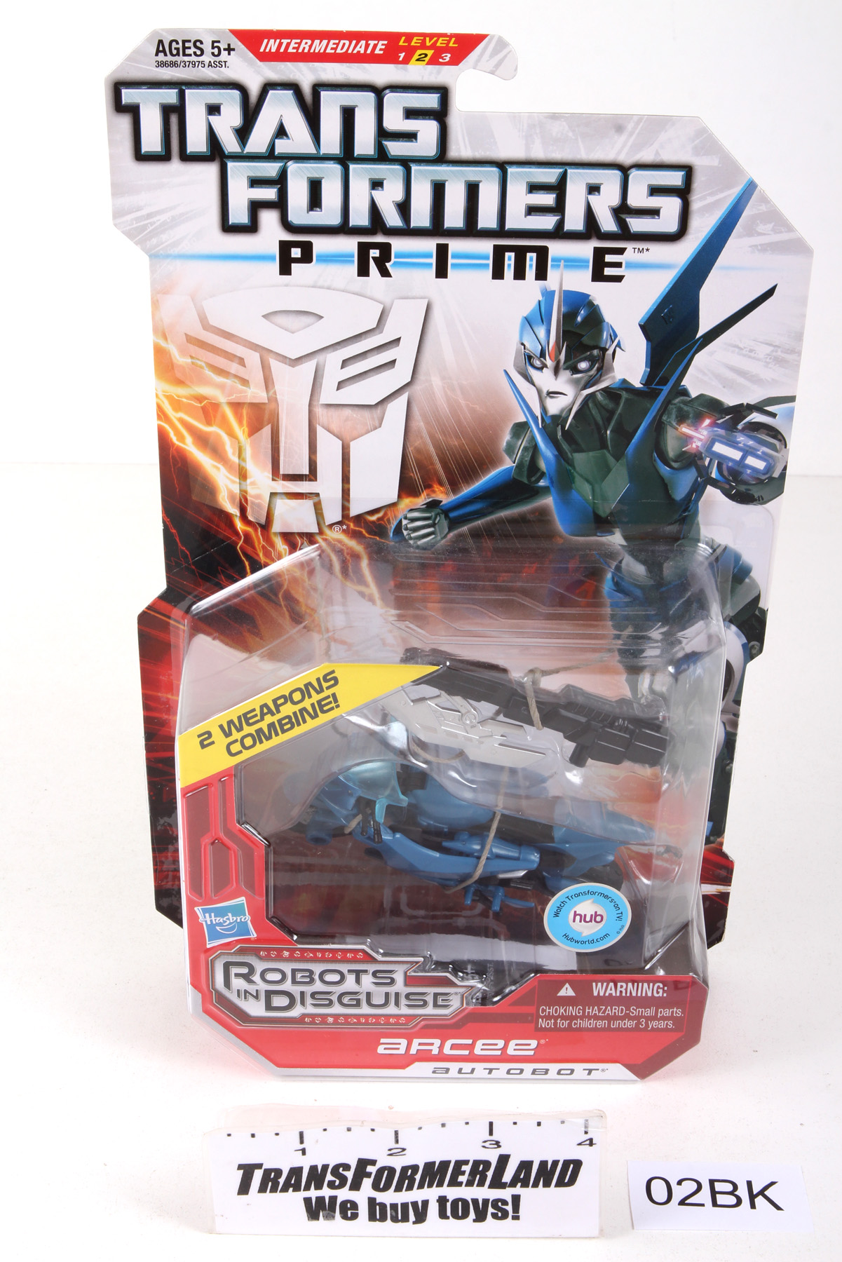 Sealed Transformers® Prime Deluxe Class Arcee SKU 372652 ...