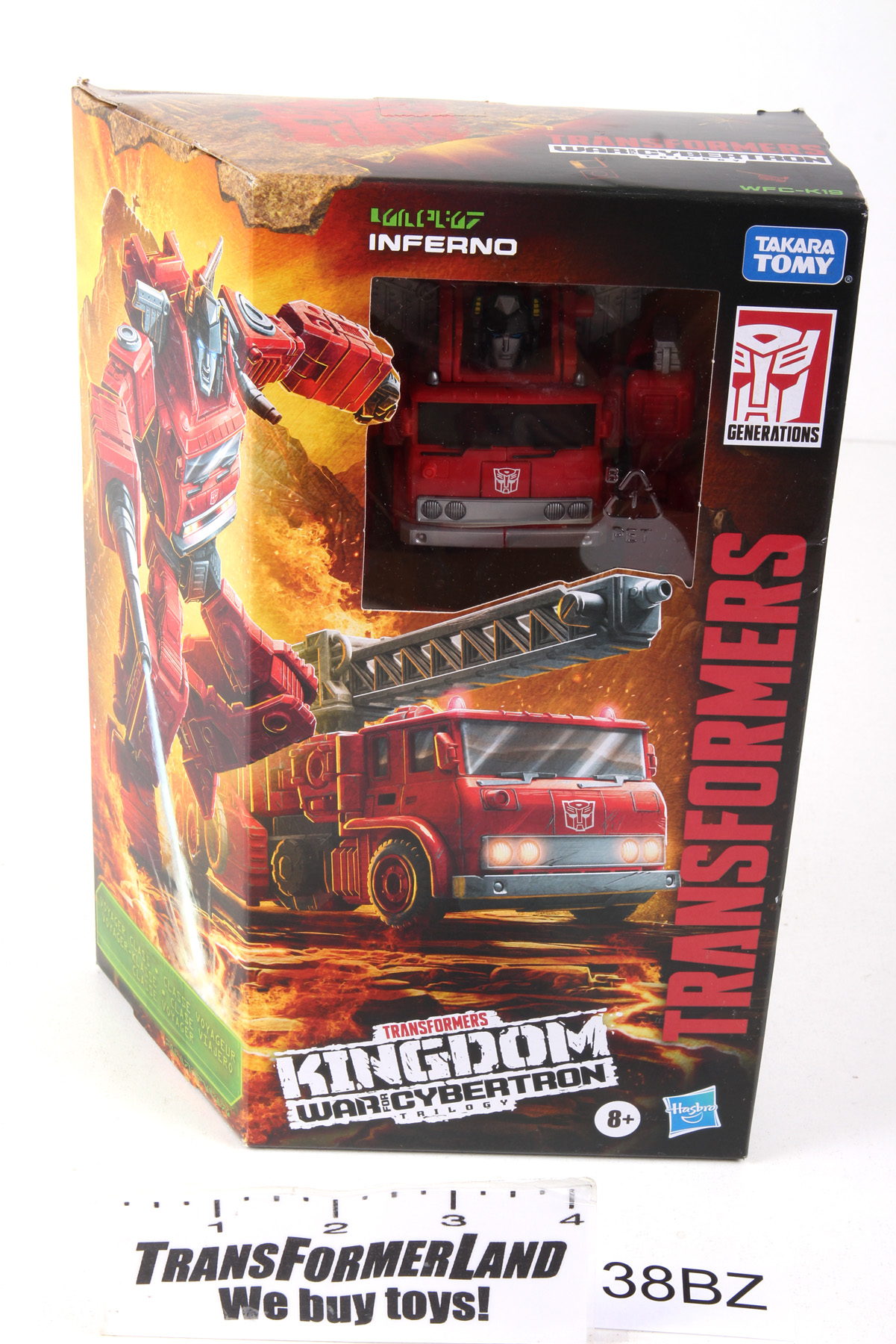 Sealed Transformers® War for Cybertron - Kingdom Voyager Class Inferno ...