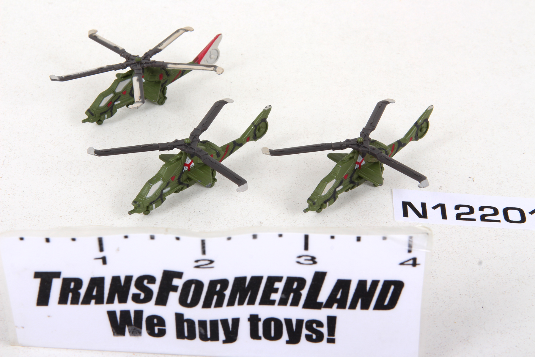 Complete Mega Force® Die-Cast Attack Vehicles Triax Attack Helicopters ...