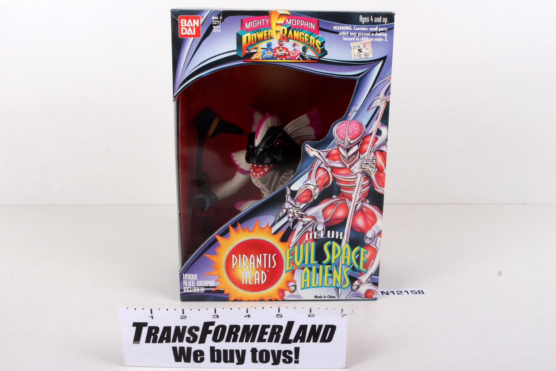 Packaged, not sealed Power Rangers® Mighty Morphin Power Rangers Deluxe ...