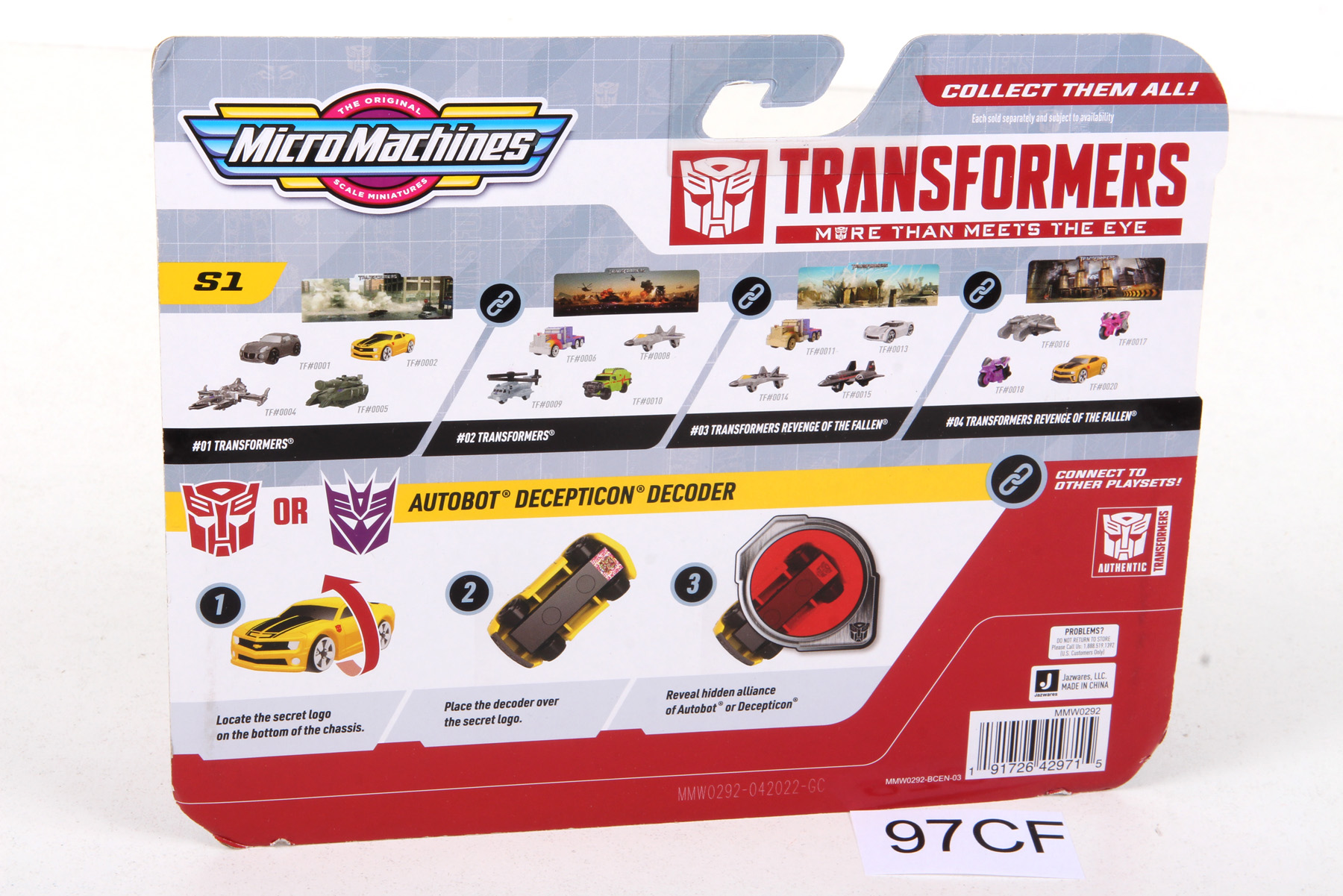 Sealed Transformers® Jazwares Micro Machines Vehicle Collections ...