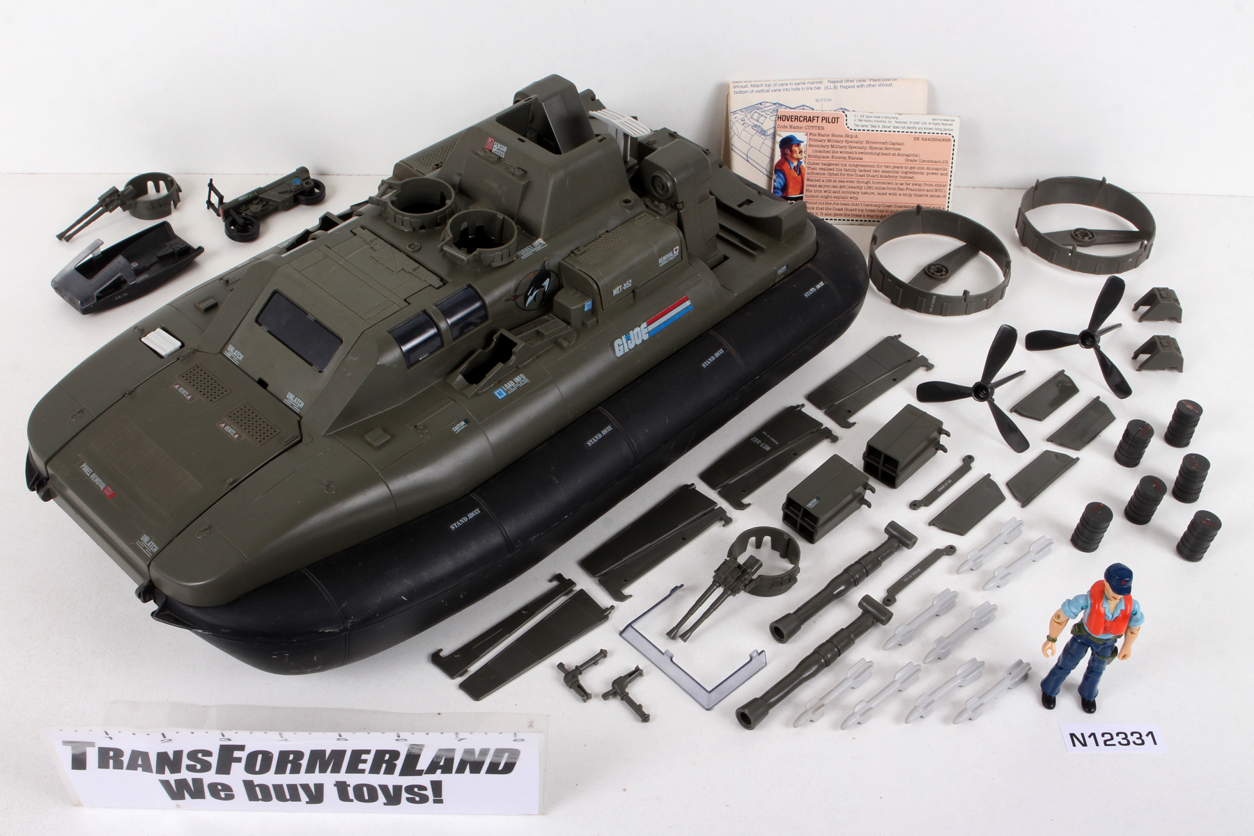 Complete G.I. Joe® A Real American Hero (ARAH) Vehicle and Driver Sets ...