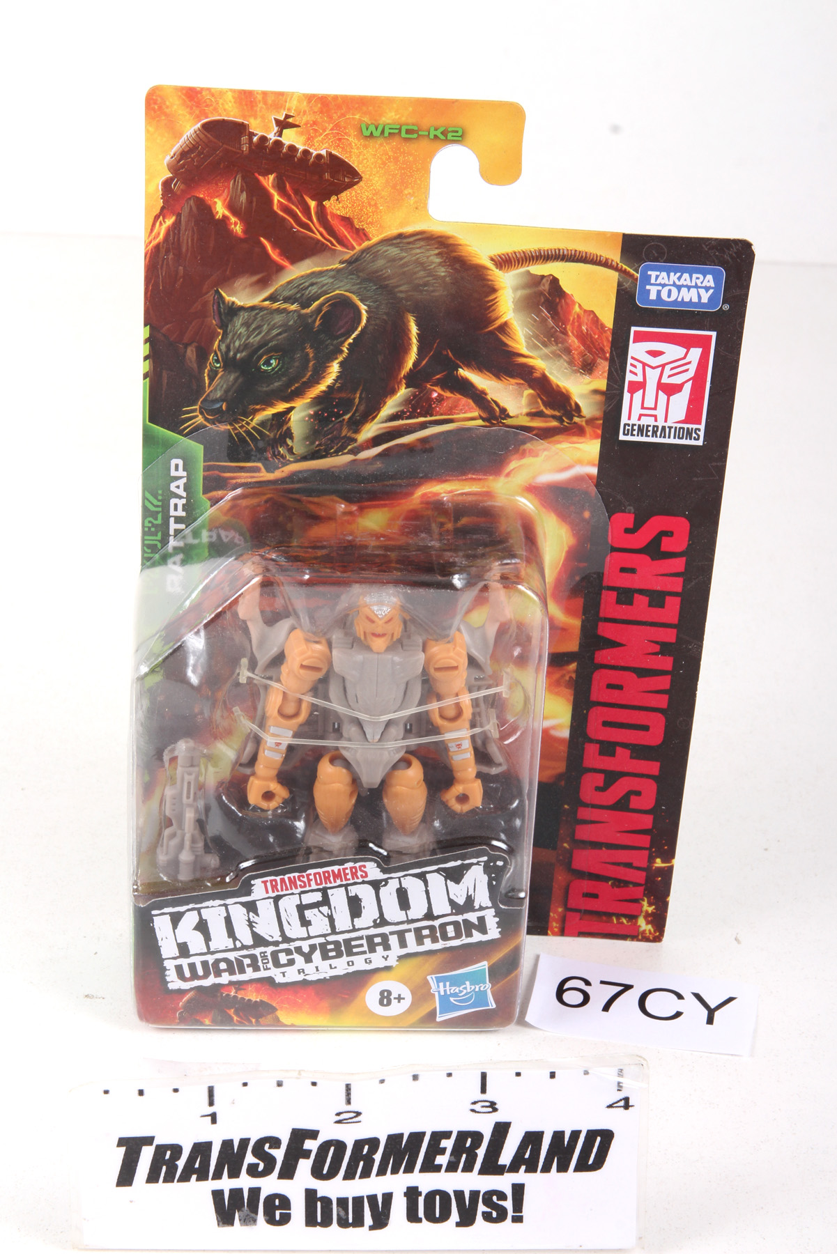 Sealed Transformers® War for Cybertron - Kingdom Core Class Rattrap SKU ...