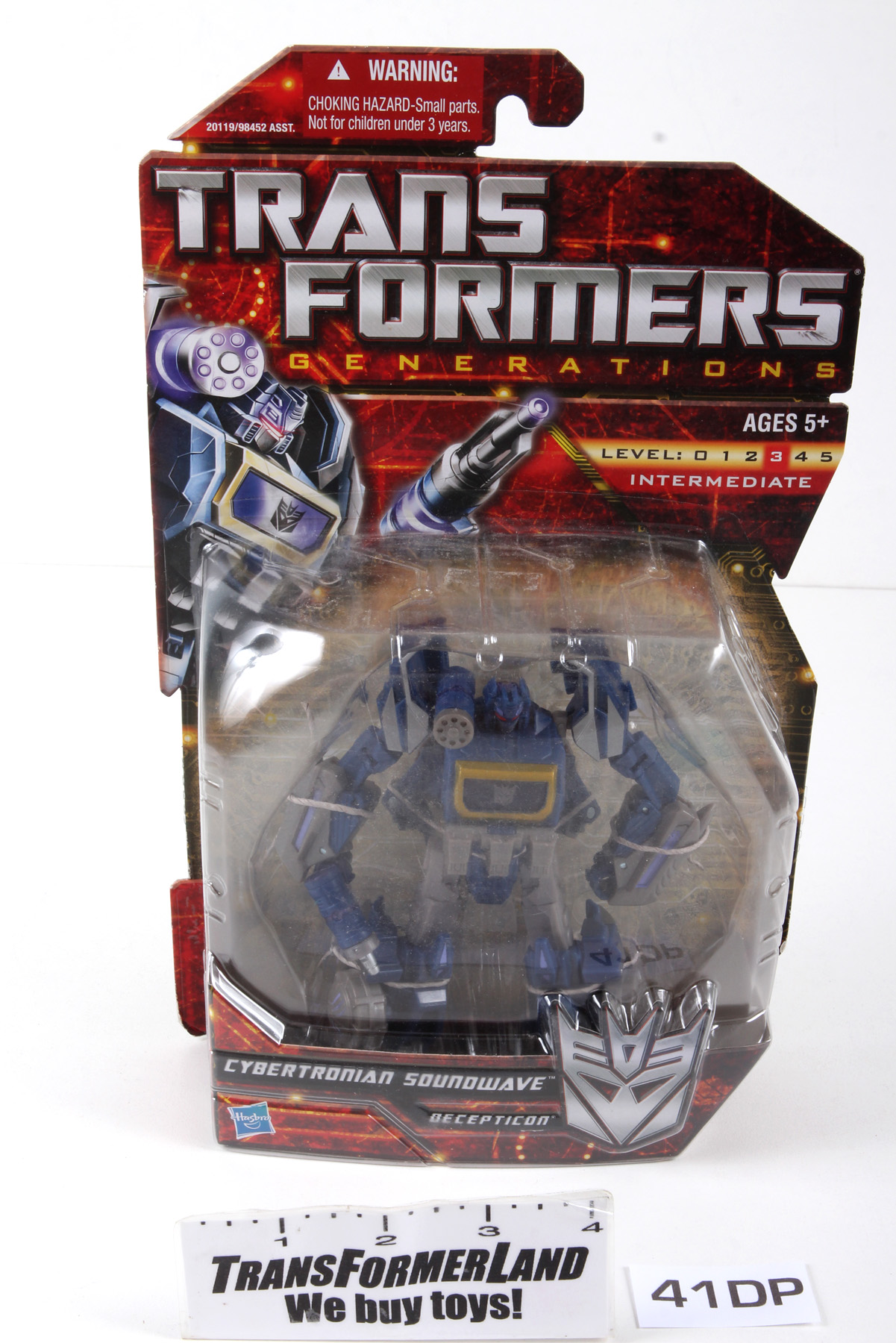 Sealed Transformers® Generations Deluxe Class Cybertronian Soundwave ...