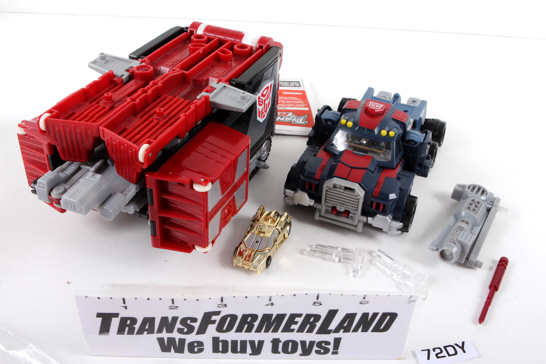 Complete Transformers® Armada Super Class Powerlinx Optimus Prime with ...