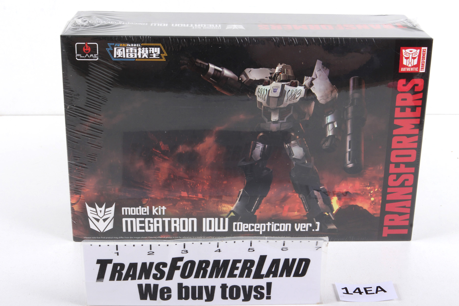Sealed Transformers Licensed® Flame Toys Furai Model Megatron (IDW ...