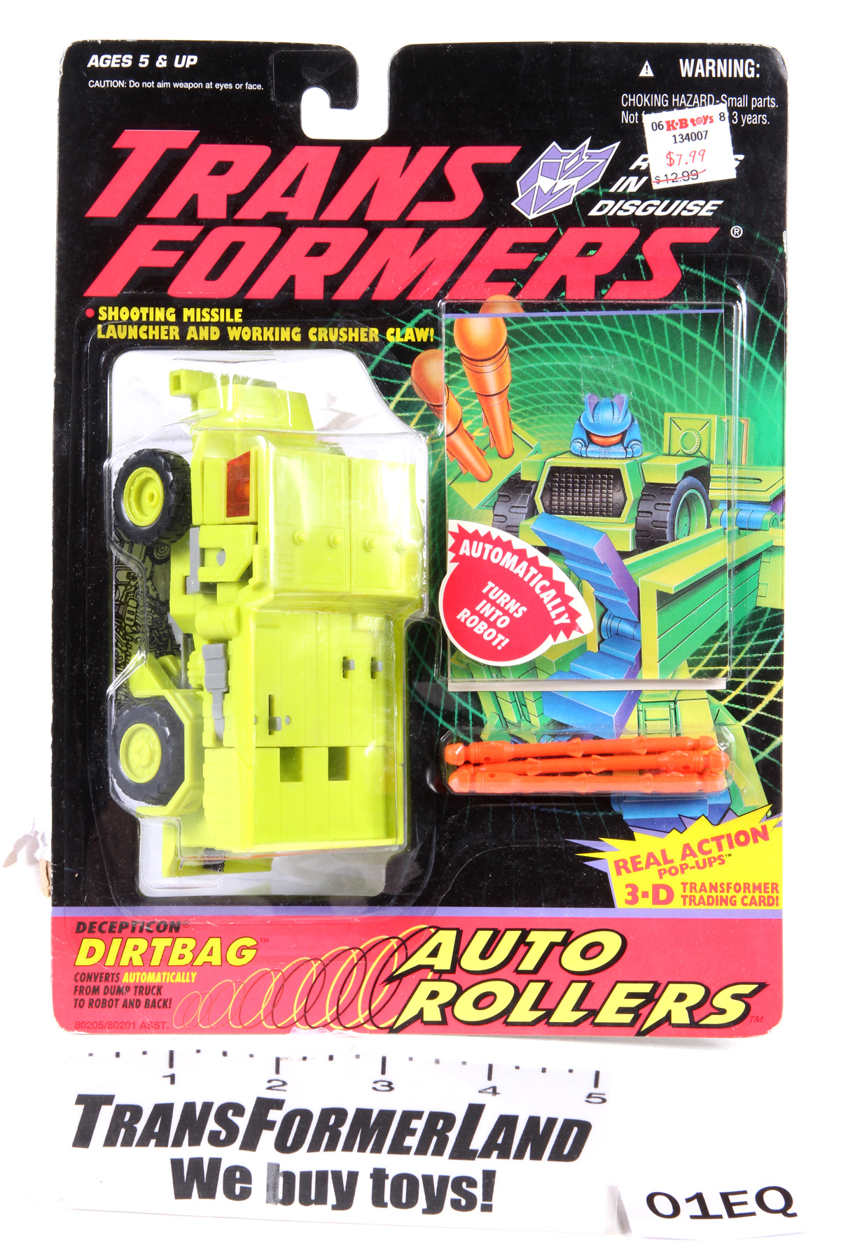 Sealed Transformers® G2 Autorollers Dirtbag SKU 384388 ...