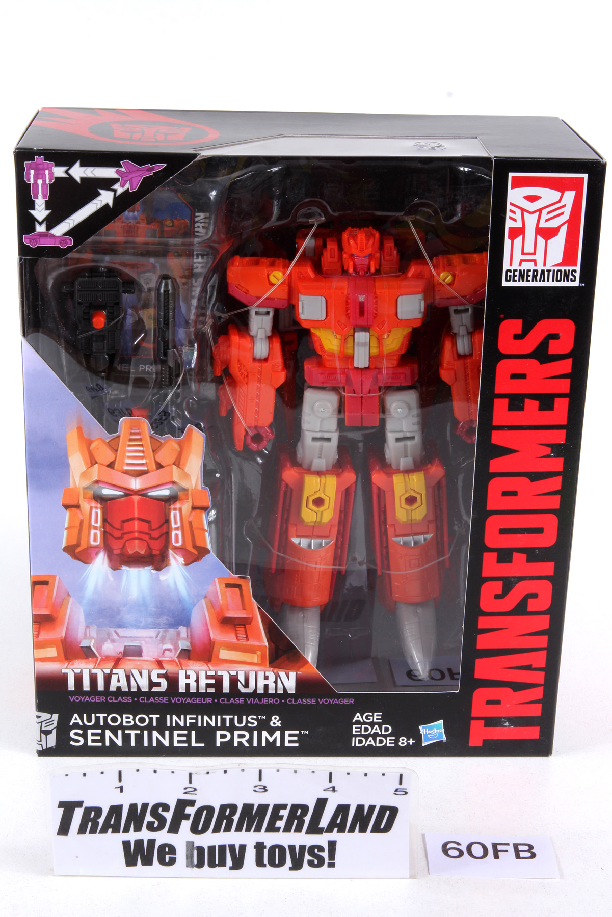 Sealed Transformers® Generations - Titans Return Voyager Class Sentinel ...