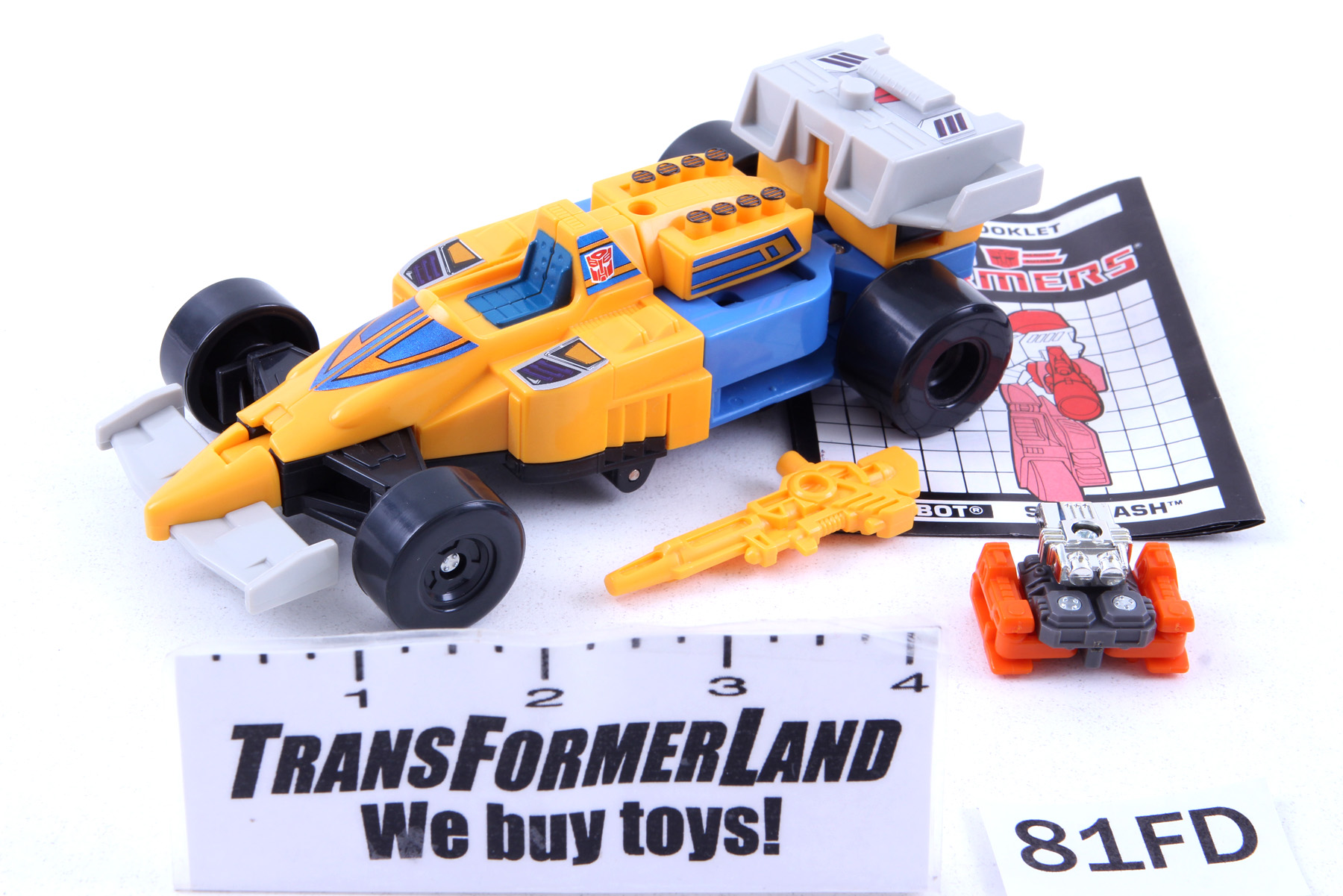 Complete Transformers® G1 Slapdash SKU 386661 | Transformerland.com ...