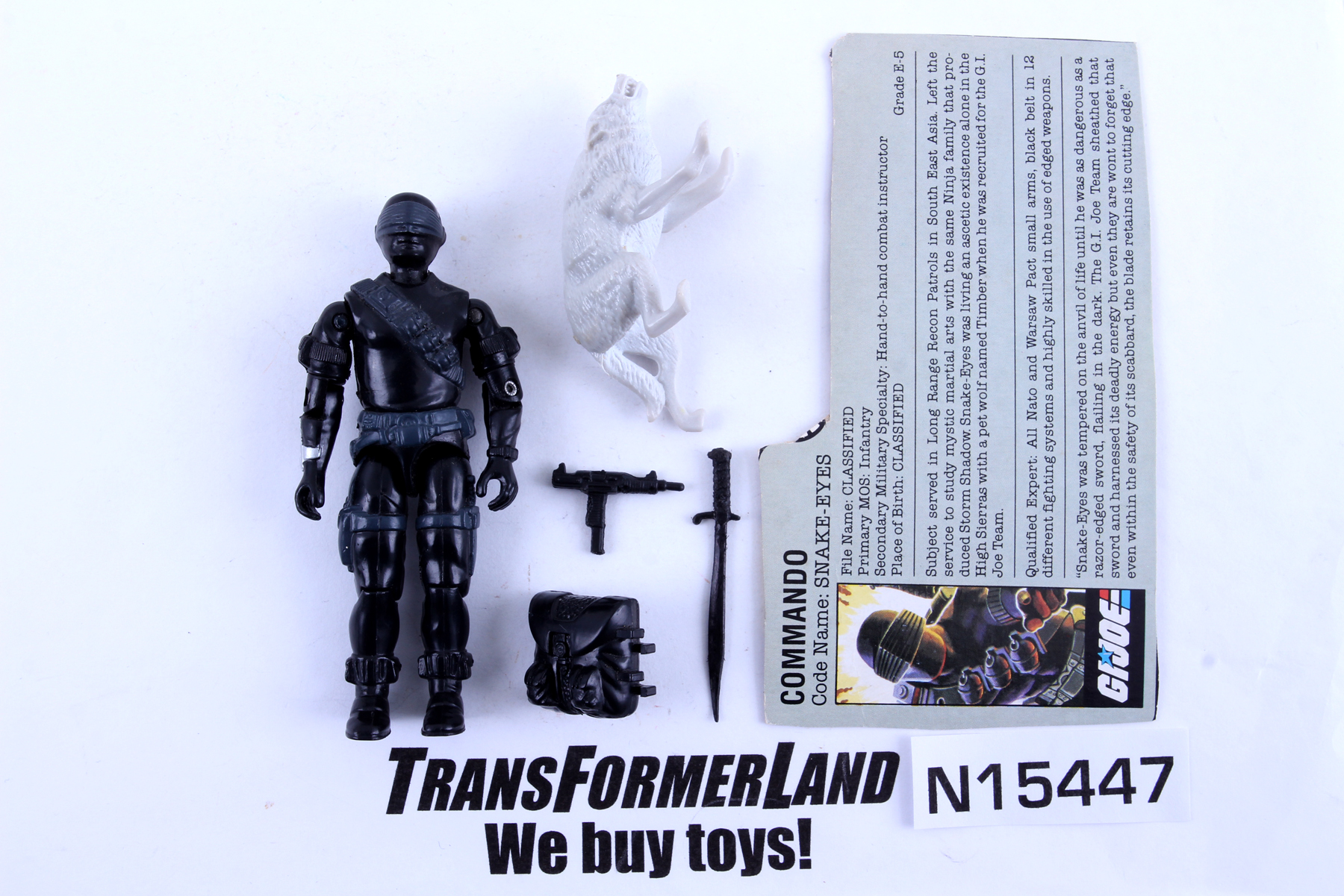 Complete G.I. Joe® A Real American Hero (ARAH) Action Figures Snake ...