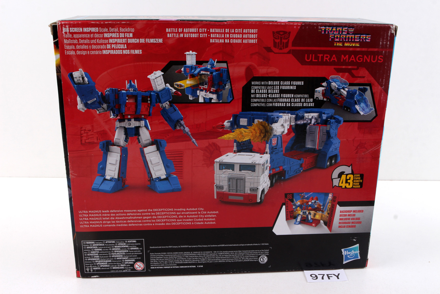 Packaged, not sealed Transformers® Studio Series Commander Class Ultra ...