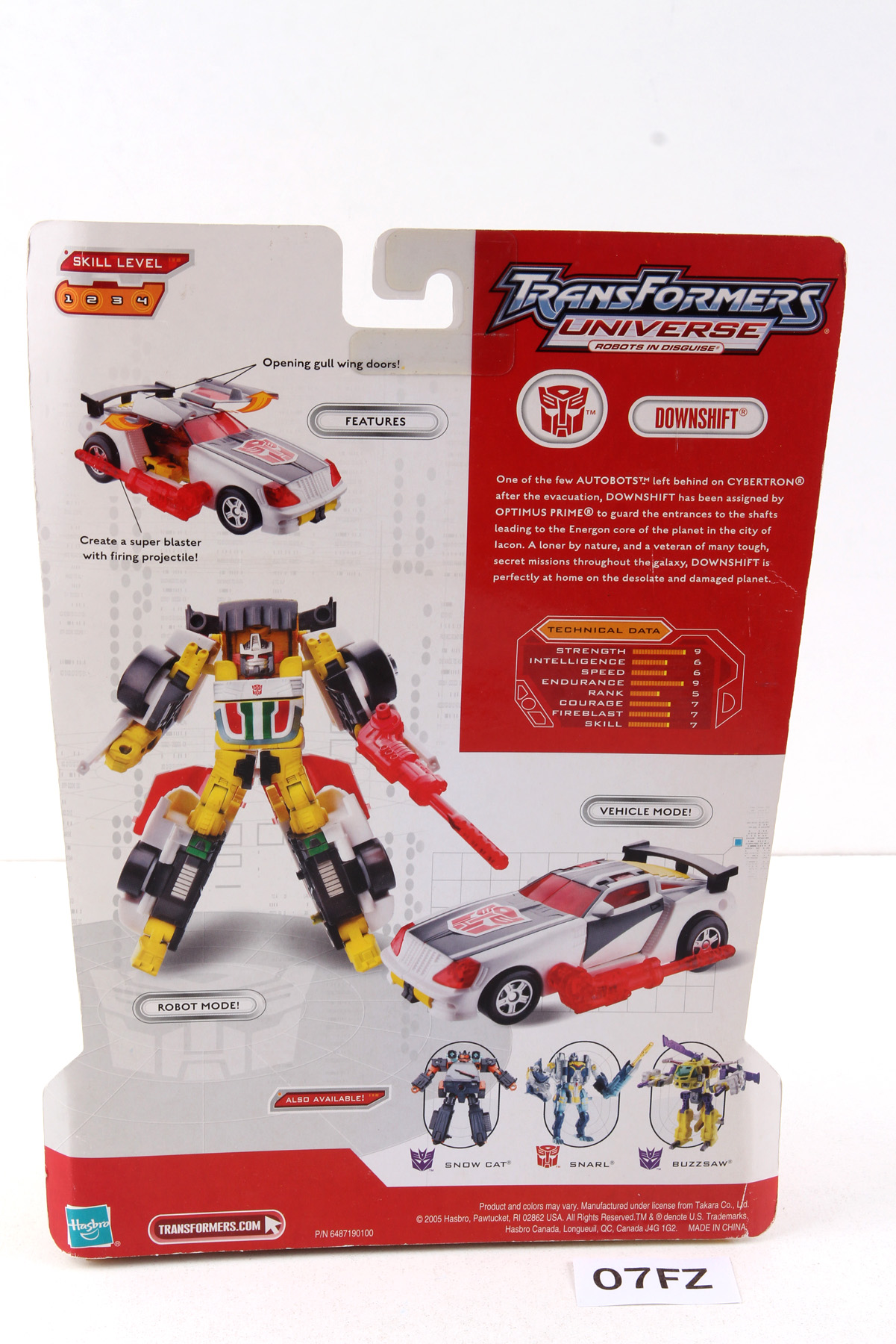 Sealed Transformers® Universe Deluxe Class Downshift SKU 388815 ...