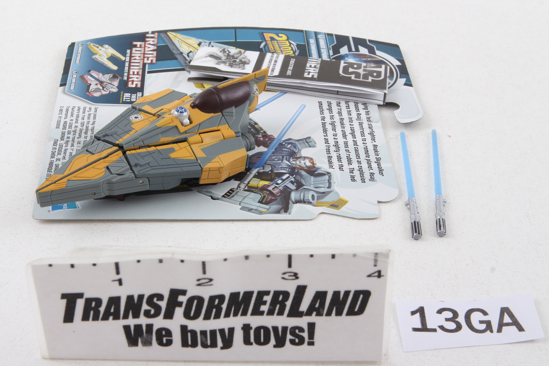 Complete Transformers® Crossovers Star Wars Anakin Skywalker to Jedi ...