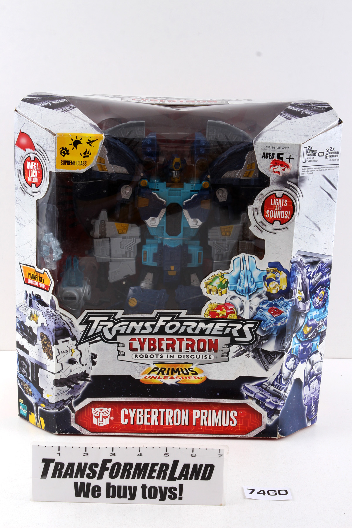 Sealed Transformers® Cybertron Supreme Class Cybertron Primus SKU ...