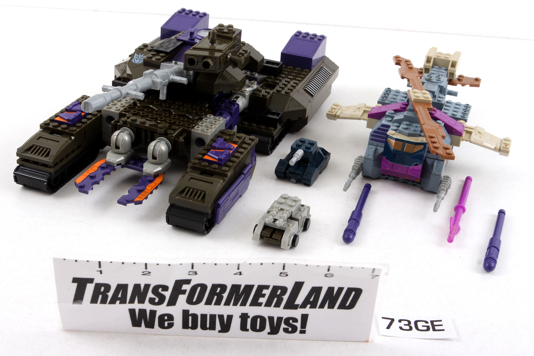 Complete Transformers® Built to Rule Construction Sets Megatron with ...