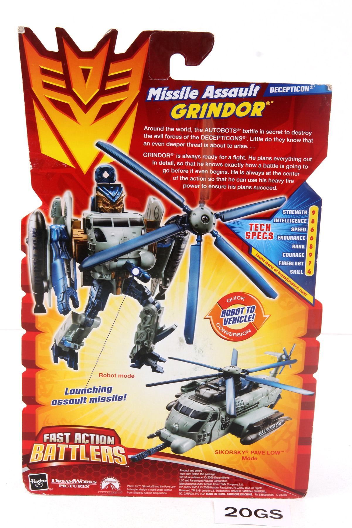 Sealed Transformers® Movie - Revenge of the Fallen (ROTF) Fast Action ...