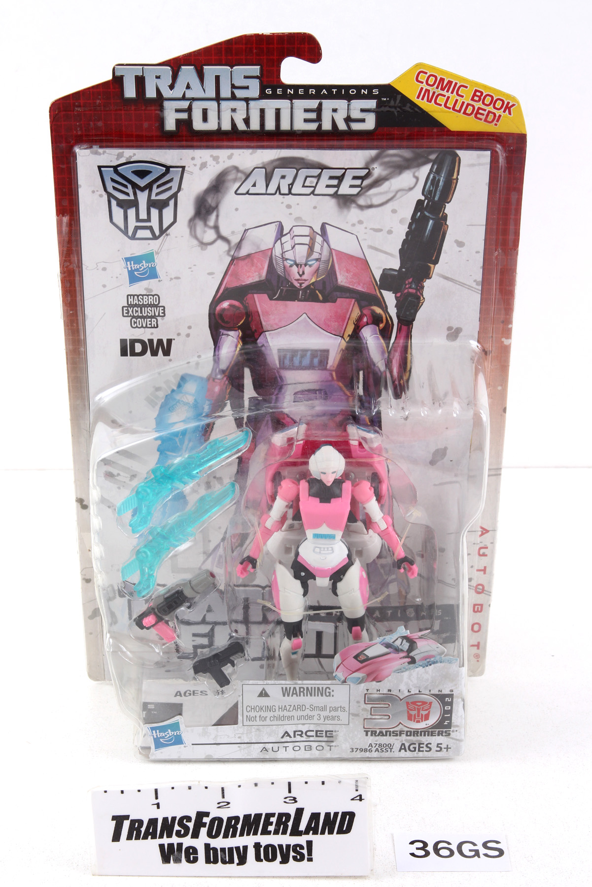 Sealed Transformers® Generations Deluxe Class Arcee SKU 391637 ...