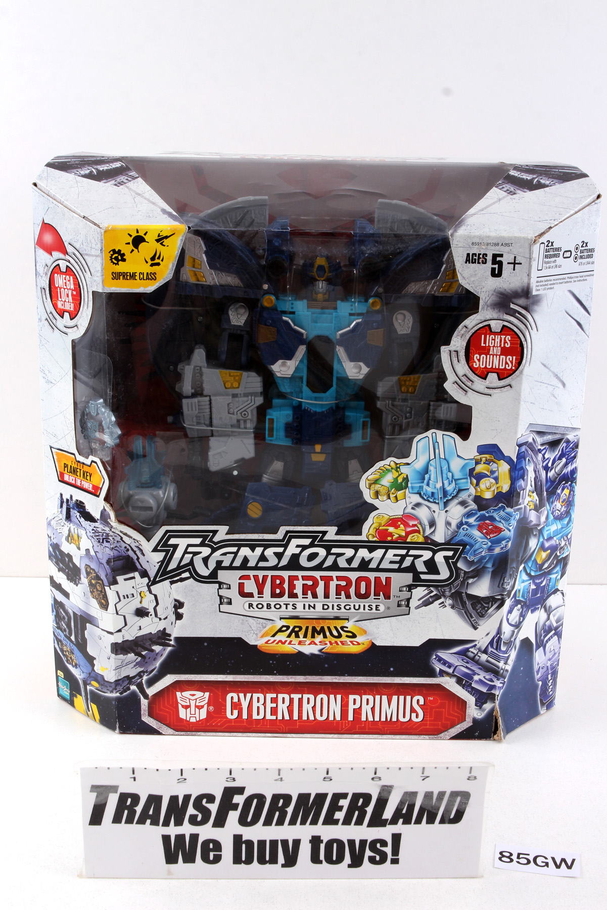 Sealed Transformers® Cybertron Supreme Class Cybertron Primus SKU ...
