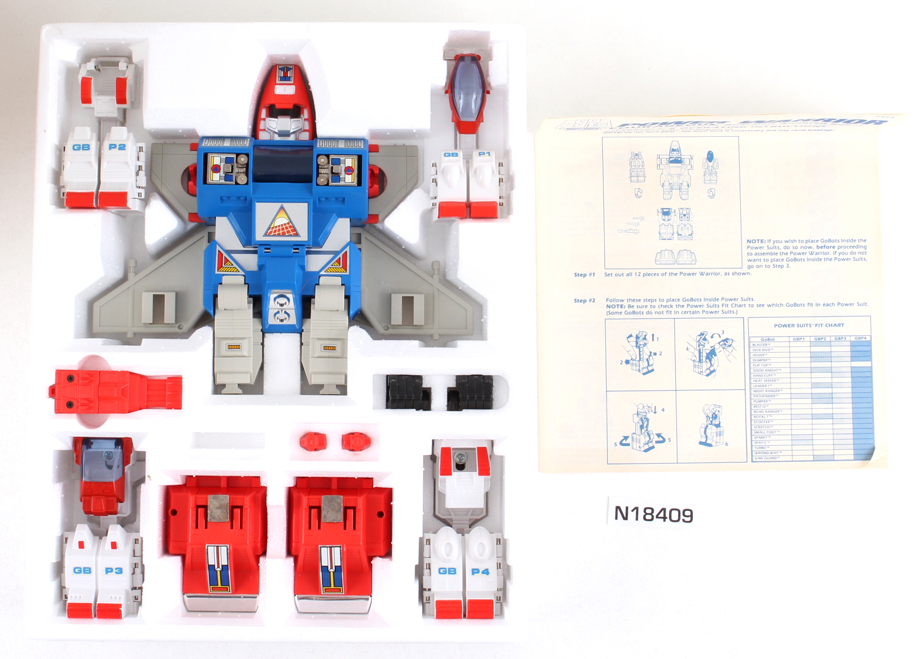 Packaged, not sealed GoBots® Tonka GoBots Powersuits Power Warrior ...