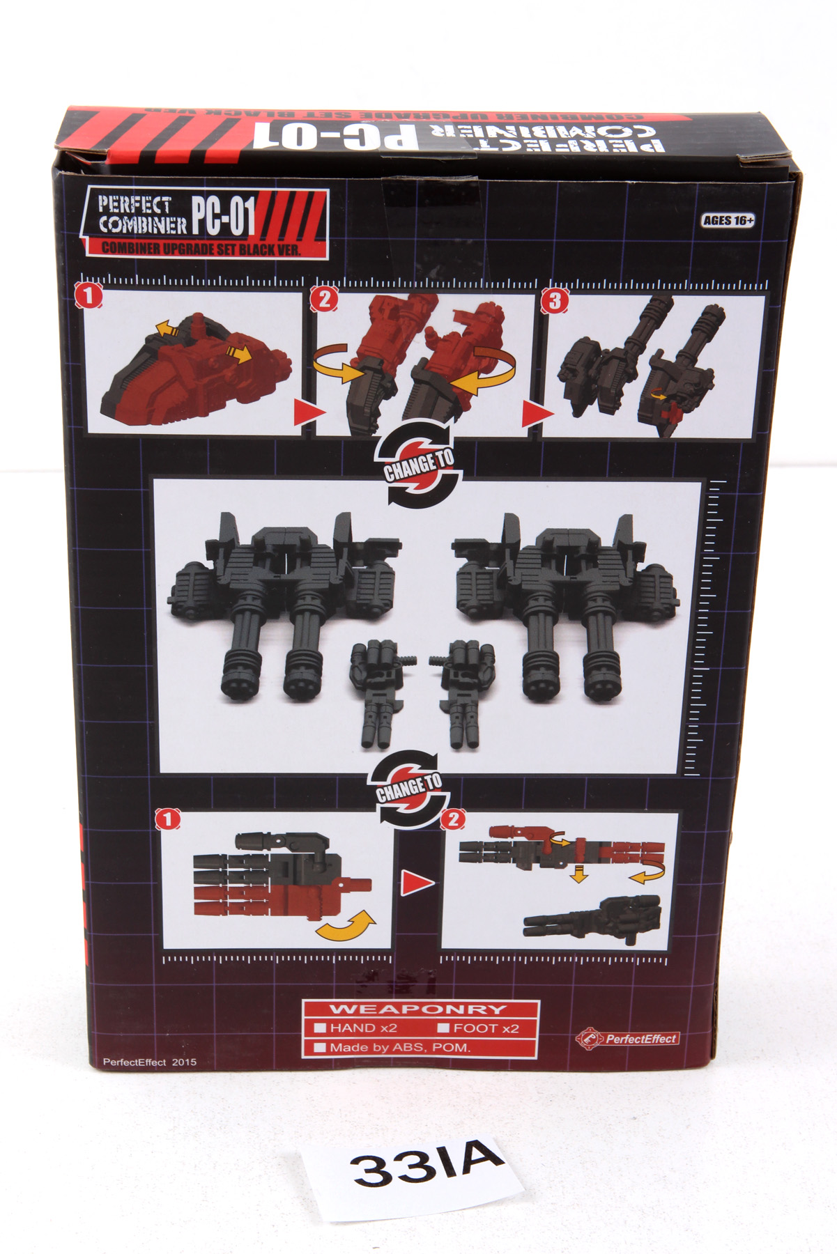Packaged, not sealed 3rd Party Transforming Figures® Perfect Effect ...