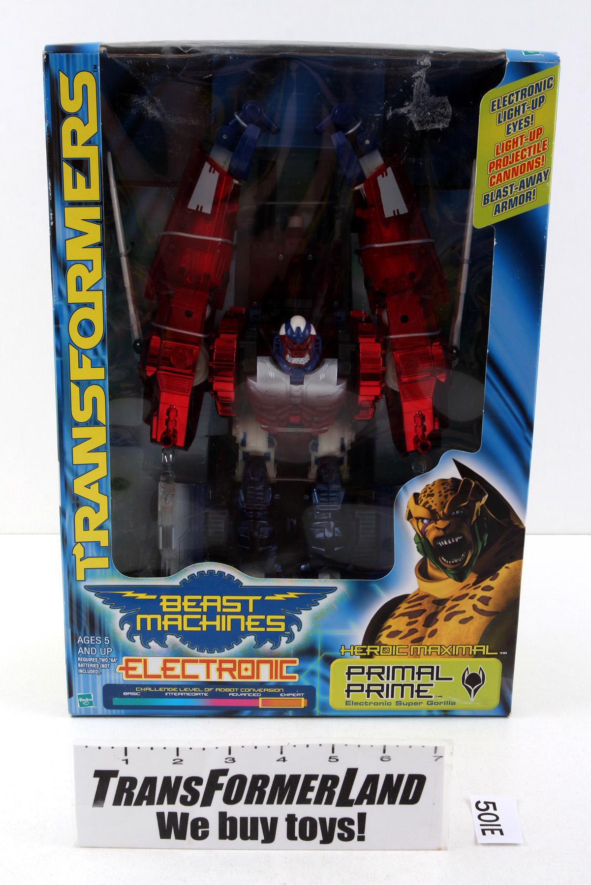Sealed Transformers® Beast Machines Supreme Class Primal Prime SKU ...