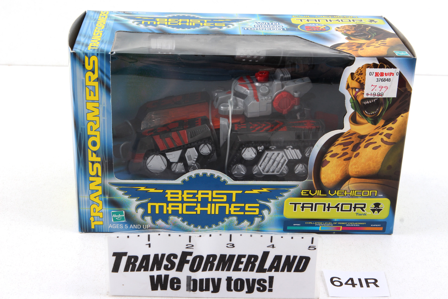 Sealed Transformers® Beast Machines Mega Class Tankor SKU 399188 ...