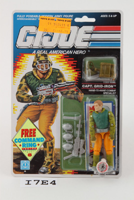 Action Figures Captain Grid-Iron (G.I. Joe, A Real American Hero (ARAH ...