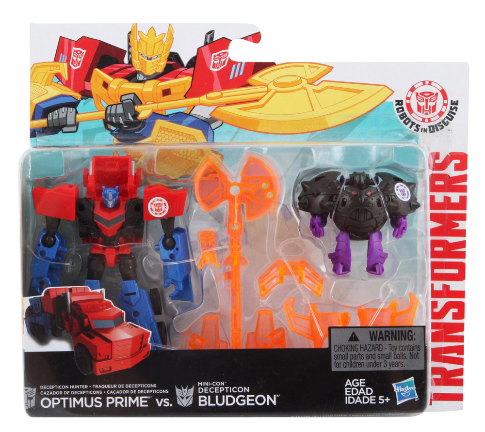 Mini-Con Battle Packs Decepticon Hunter Optimus Prime vs. Mini-Con ...