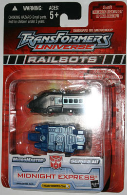 Series III Railbots (Rail Racer) Midnight Express (Transformers ...