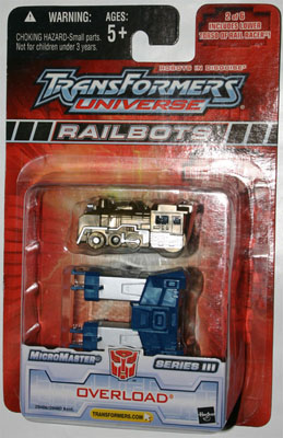 Series III Railbots (Rail Racer) Overload (Transformers, Universe ...