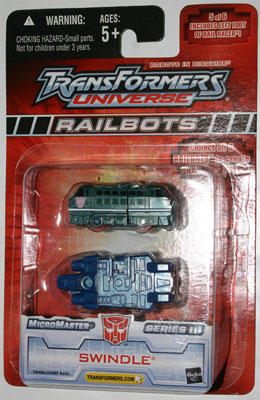 Series III Railbots (Rail Racer) Swindle (Transformers, Universe ...
