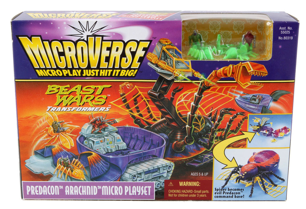 Microverse Playsets Arachnid (green) (Transformers, Beast Wars ...