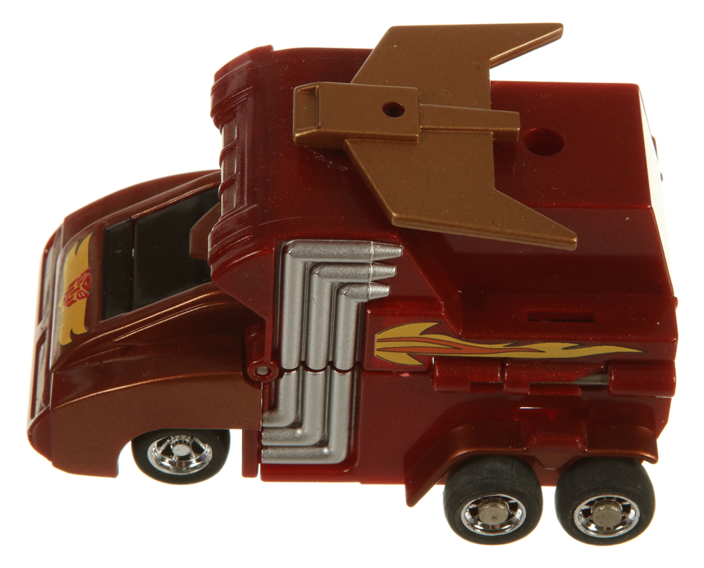 Basic Figures Rodimus Convoy Metallic Version (Q-06) (Transformers, Choro-Q Robo, Cybertron ...
