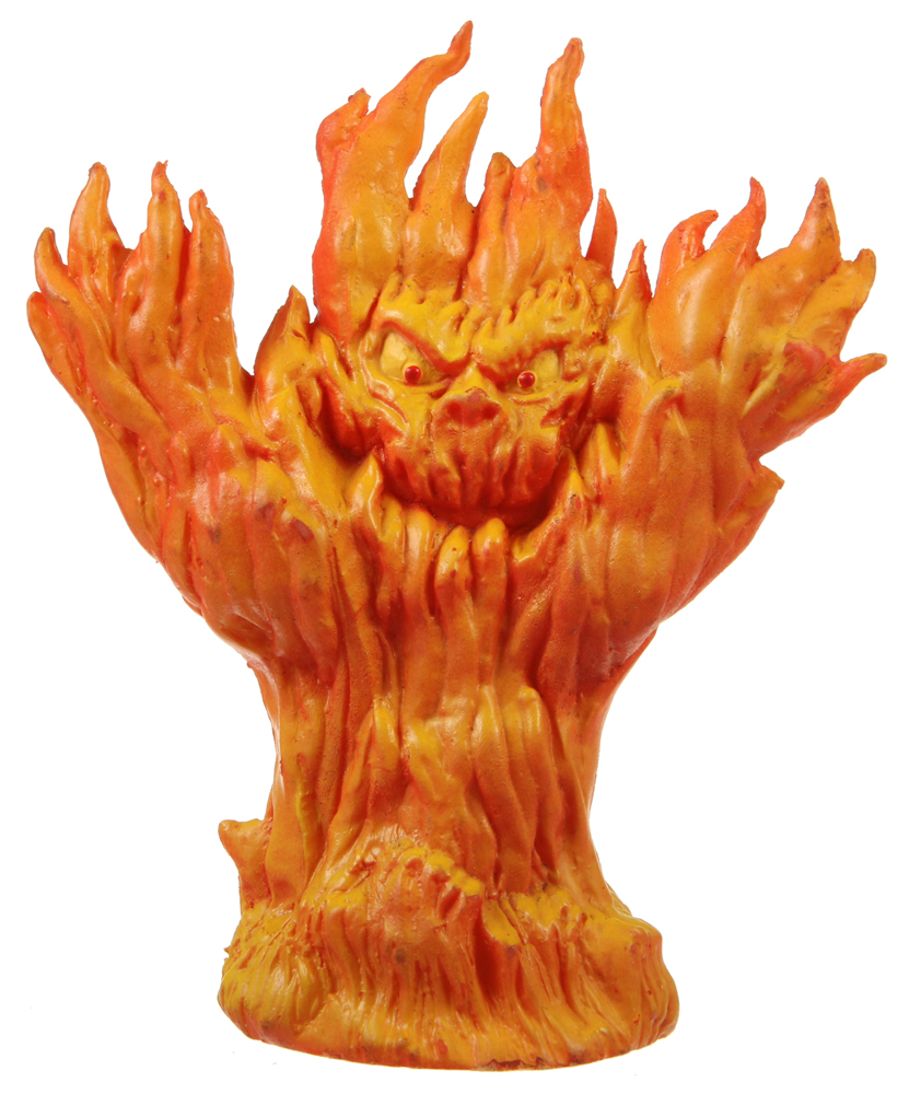 Human/Monster Adventure Figures Fire Elemental (Magic) & Crystal Ball ...
