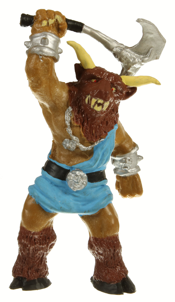 Human/Monster Adventure Figures Minotaur of the Maze & Crown Treasure ...