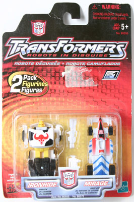 Spy Changers Ironhide and Mirage (Transformers, Robots in Disguise (RID ...