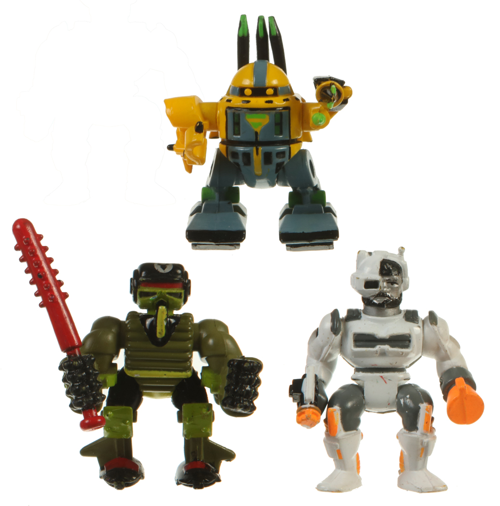 3-Packs Paragon, Rantor, Warmig (Micro Machines, Zbots, VS/Unaffiliated ...
