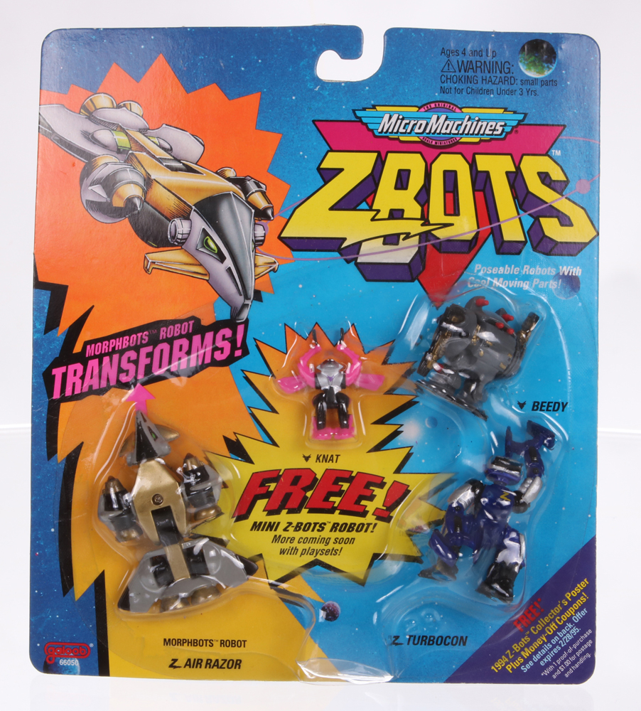 Morphbots Beedy, Turbocon, Air Razor (with Knat) (Micro Machines, Zbots, VS/Unaffiliated ...
