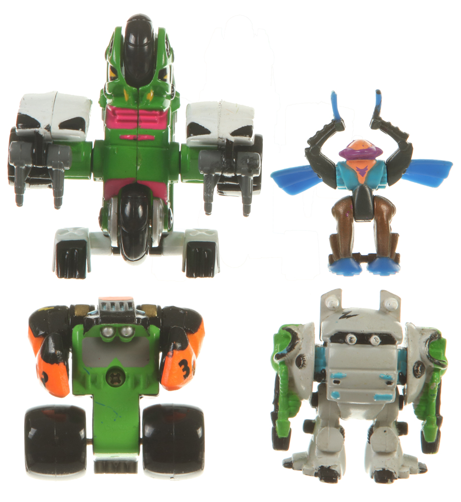 Morphbots Widgy, Zigzag, Moto-Syko (with Wingzing) (Micro Machines ...