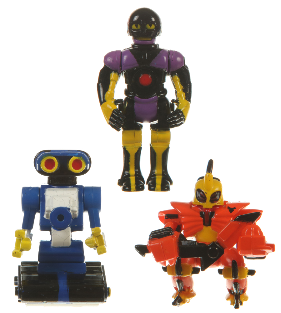 3-Packs Combot, Plexus, Rakor (Micro Machines, Zbots, VS/Unaffiliated ...