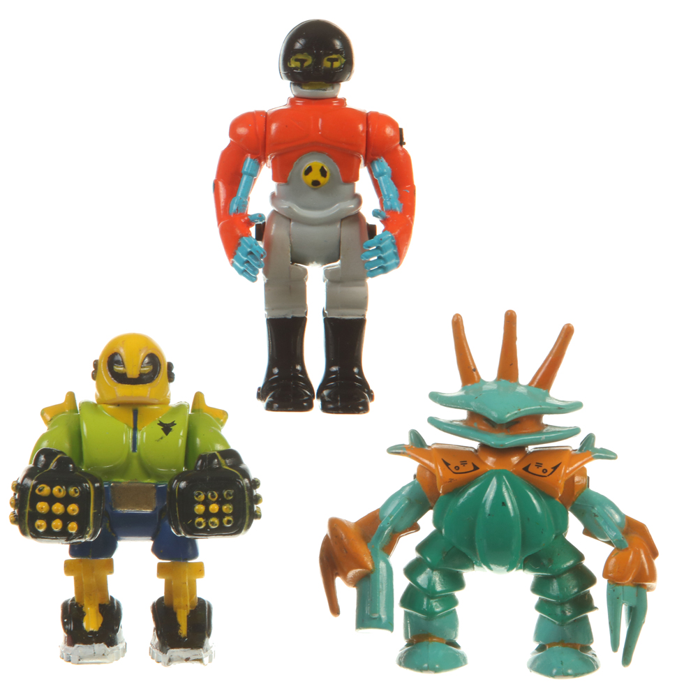 3-Packs Glaxar, Reactor, Zolord (Micro Machines, Zbots, VS/Unaffiliated ...
