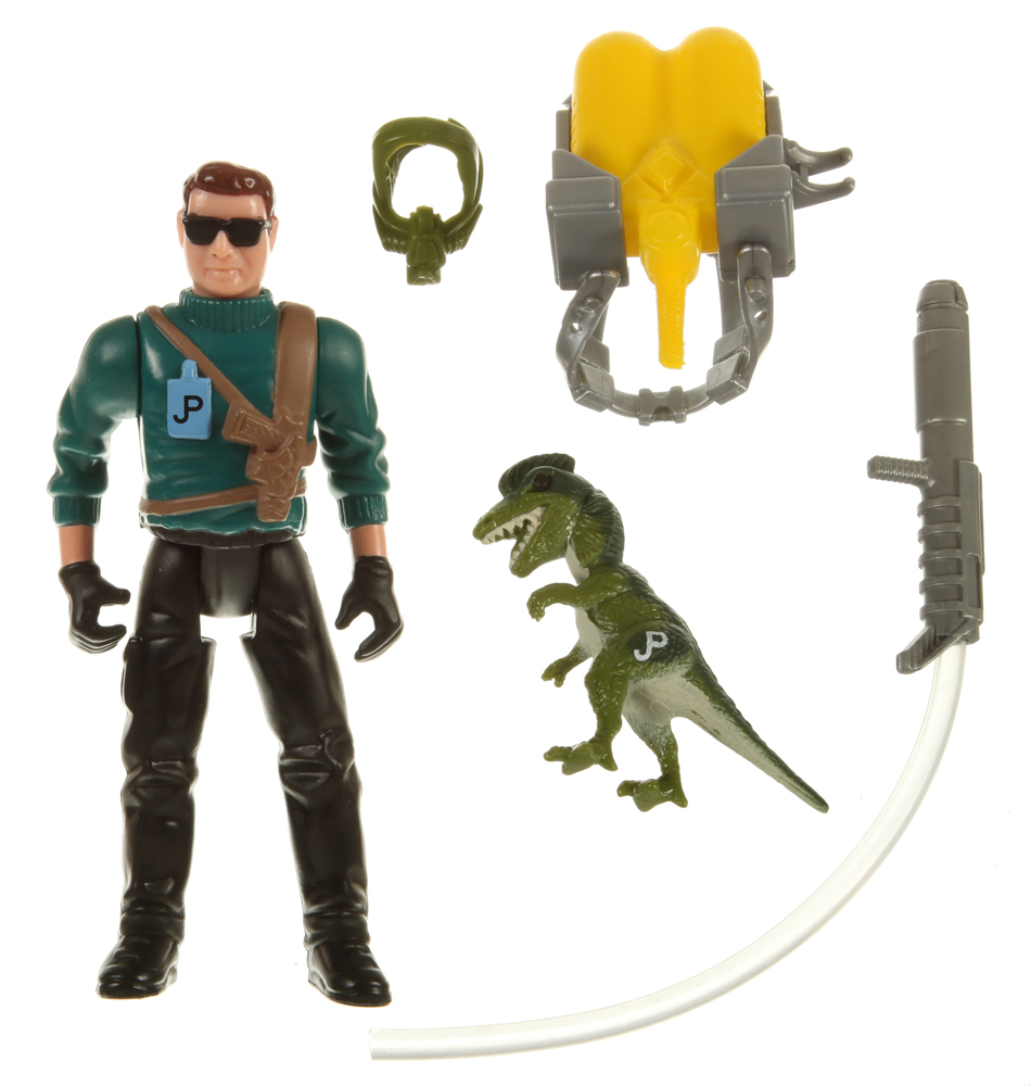 Action Figures Dennis Nedry with Tranq Spray Gun (Jurassic Park, Kenner ...