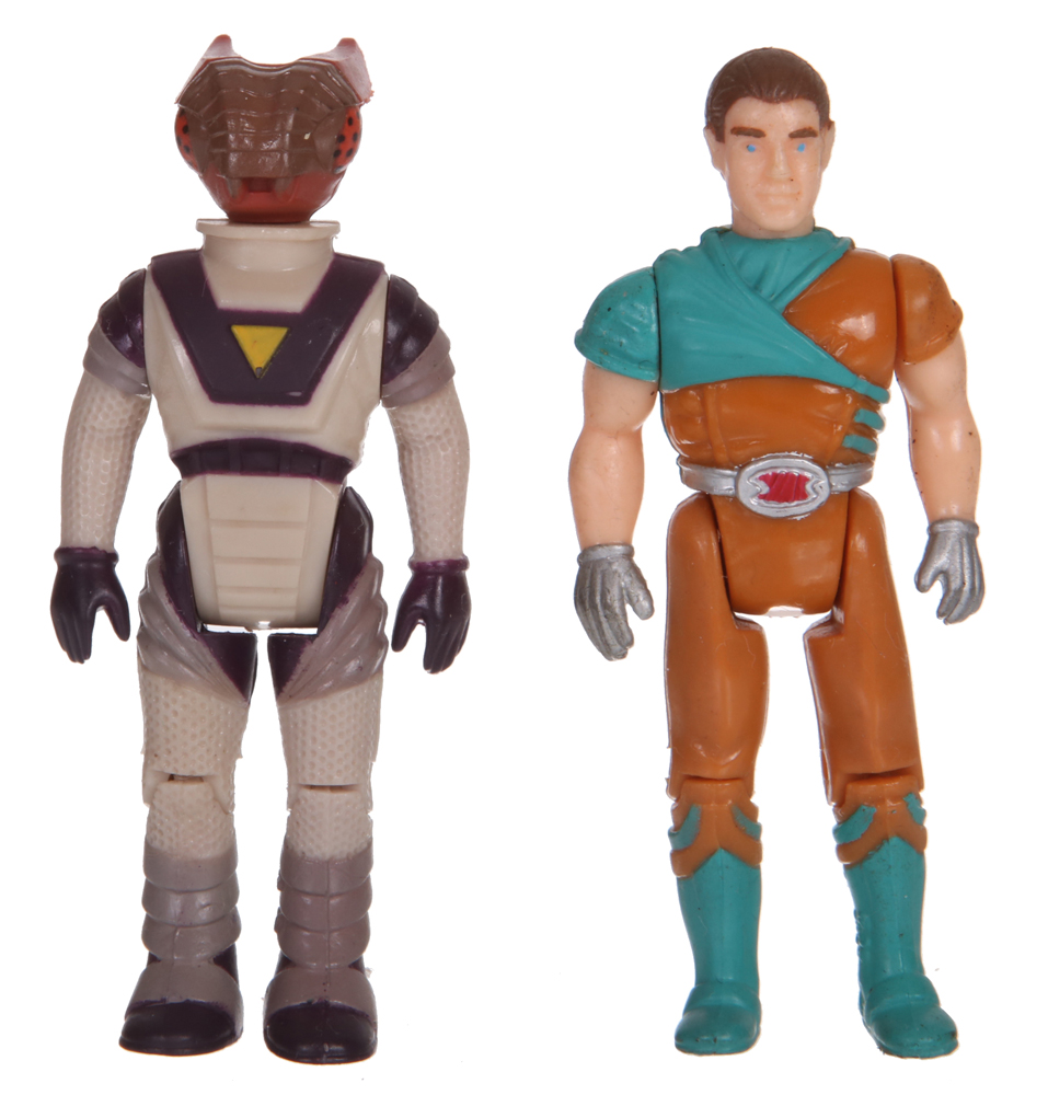 Action Figure 2-Packs Poxx and Neutrino (Dino-Riders, Dino-Rider vs ...