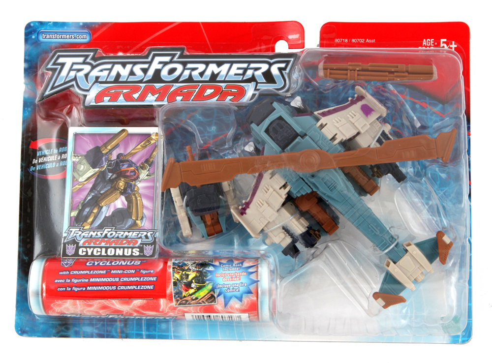 Super-Cons Cyclonus with Crumplezone (Transformers, Armada, Decepticon ...