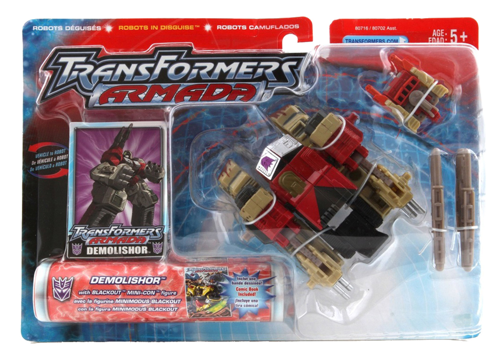 Super-Cons Demolishor with Blackout (Transformers, Armada, Decepticon ...