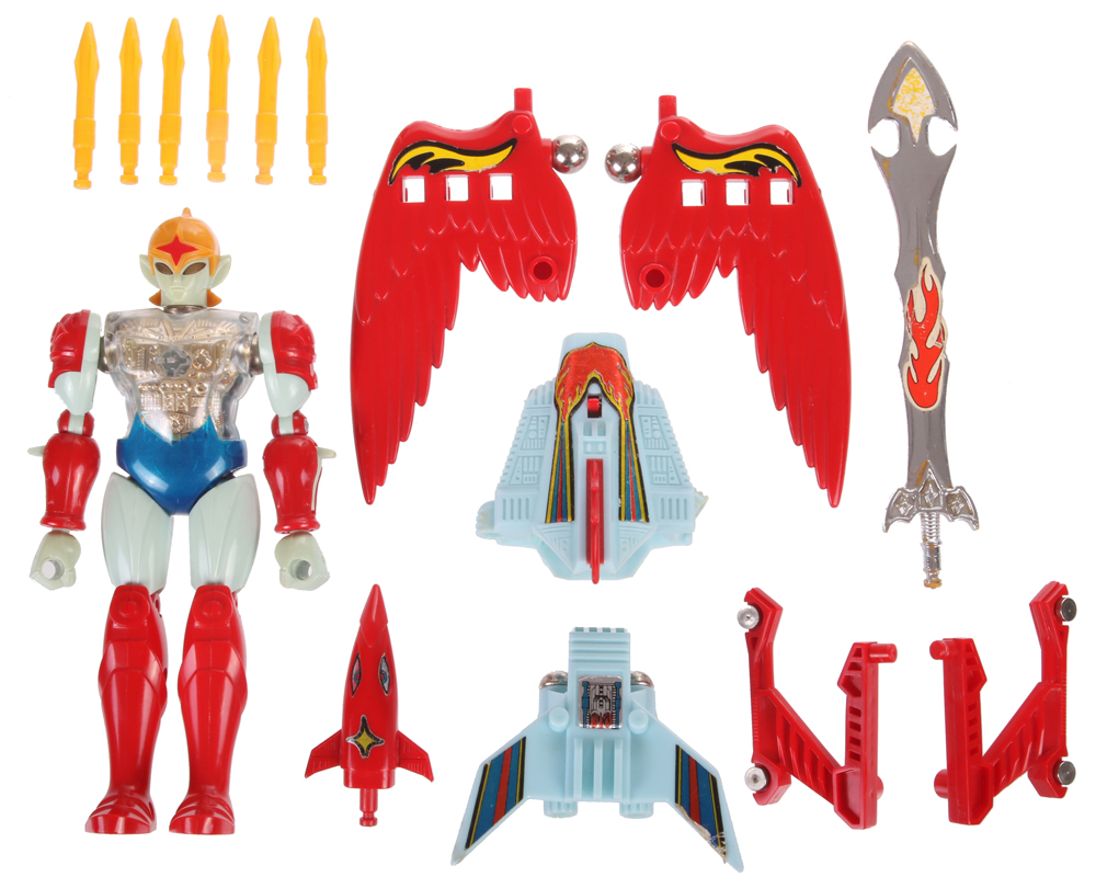 Magnemo Action Figures Red Falcon (Micronauts, Mego Micronauts, Good ...