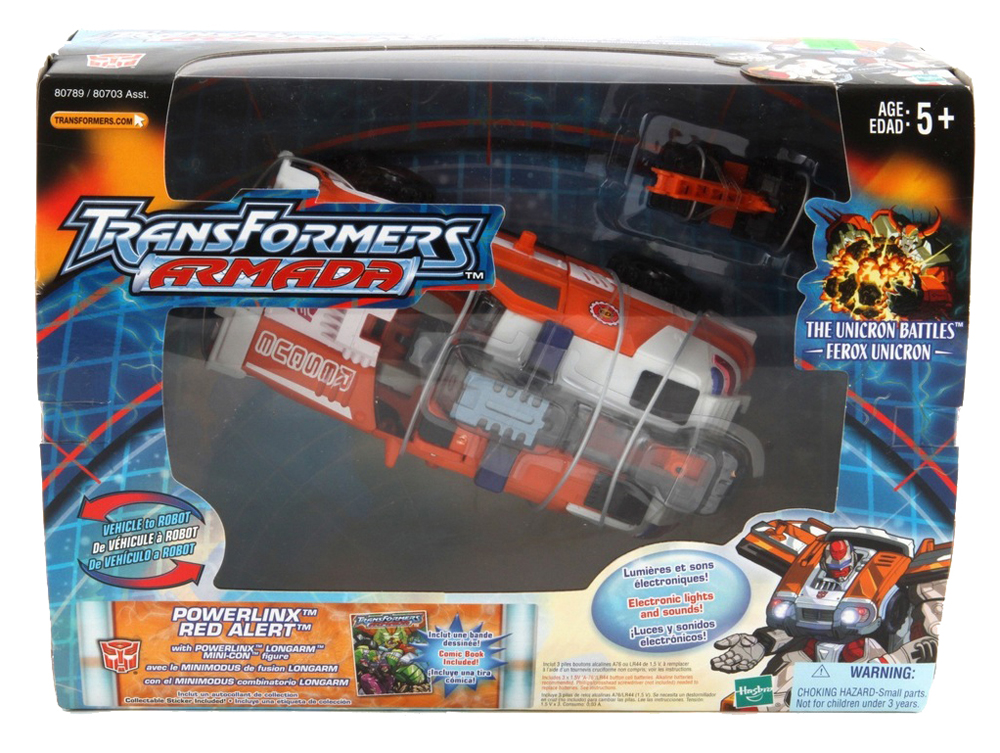 Max-Cons Red Alert with Longarm (Transformers, Armada, Autobot ...