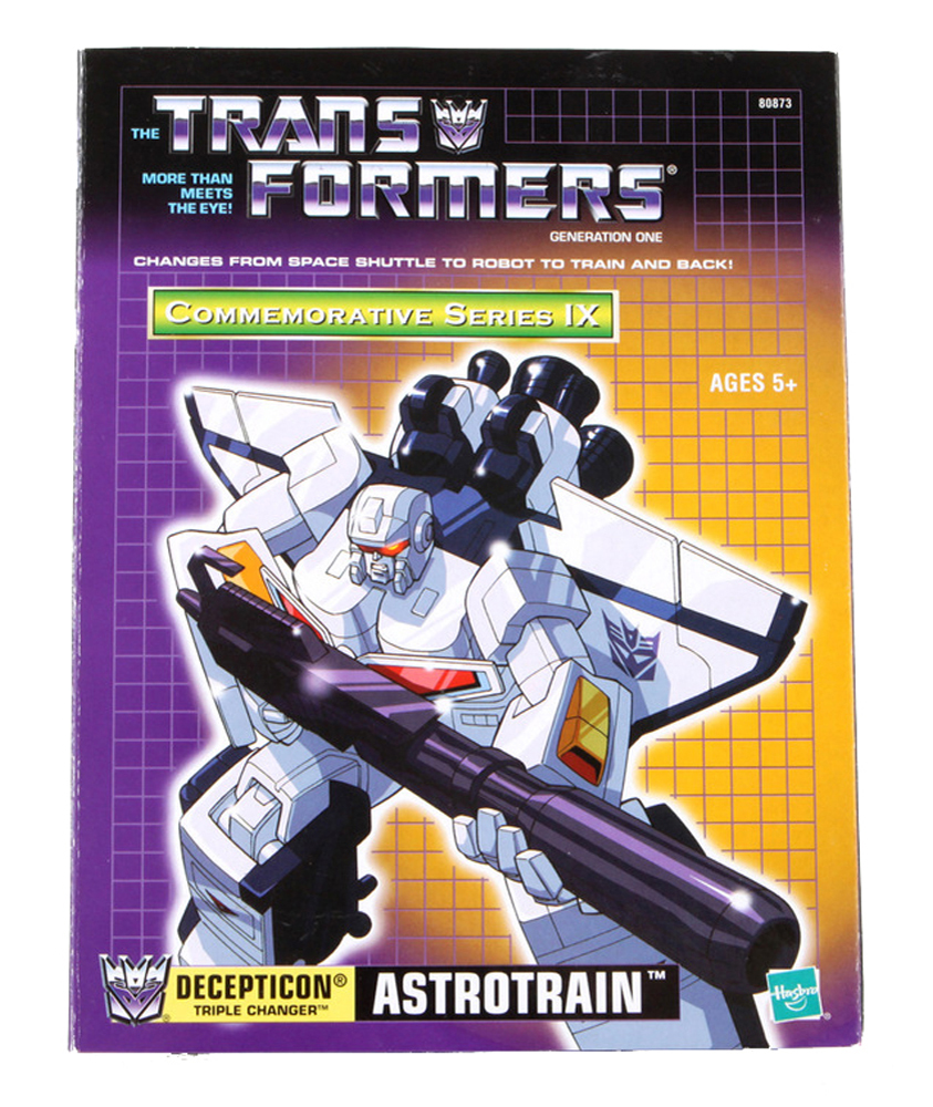 Series IX Astrotrain Transformers Commemorative Series Reissue Autobot Transformerland Collector s Guide Toy Info
