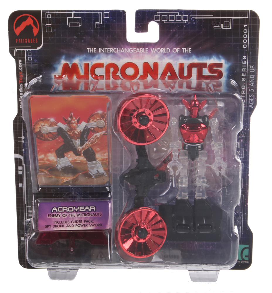 Action Figures Acroyear (red) (.00001) (Micronauts, Palisades Retro ...