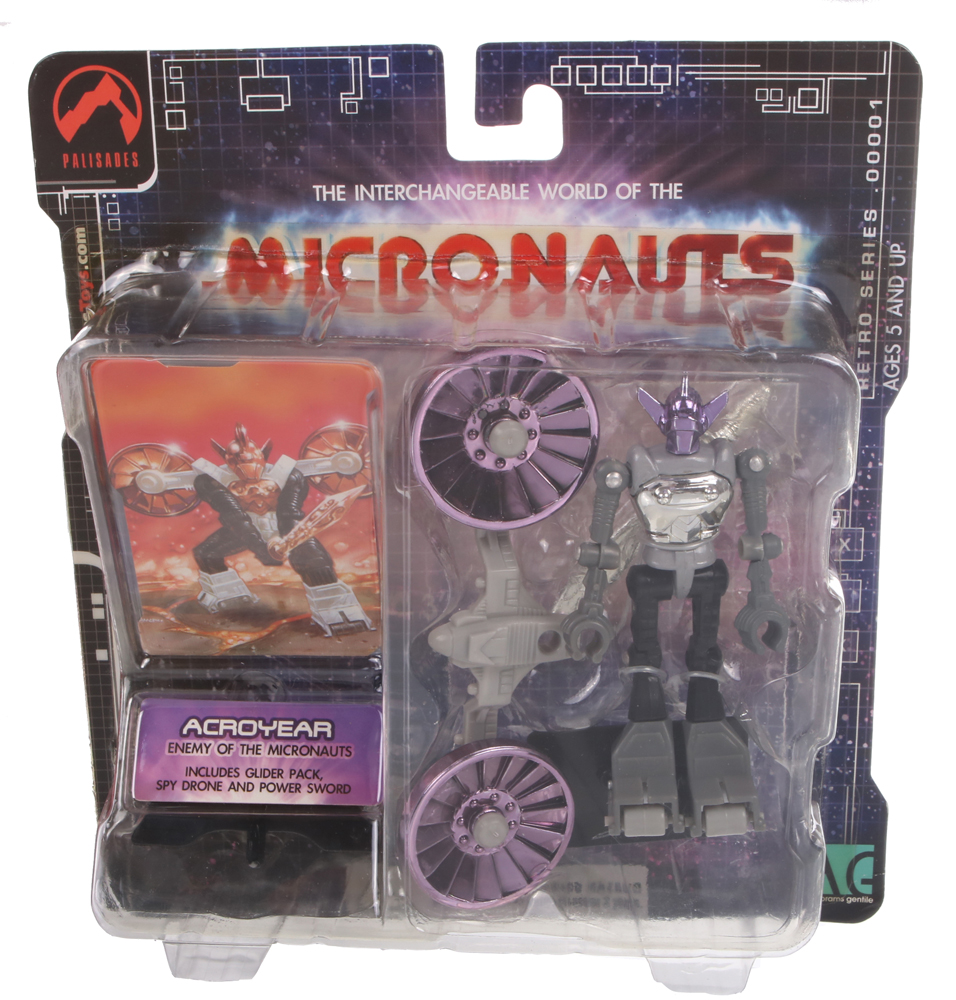 Action Figures Acroyear (purple) (.00001) (Micronauts, Palisades Retro ...